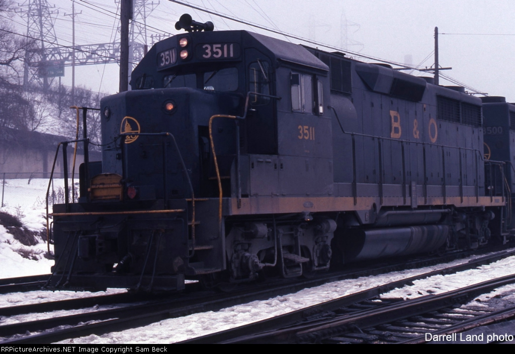 B&O 3511--GP35 on Lease to the Milwaukee Road